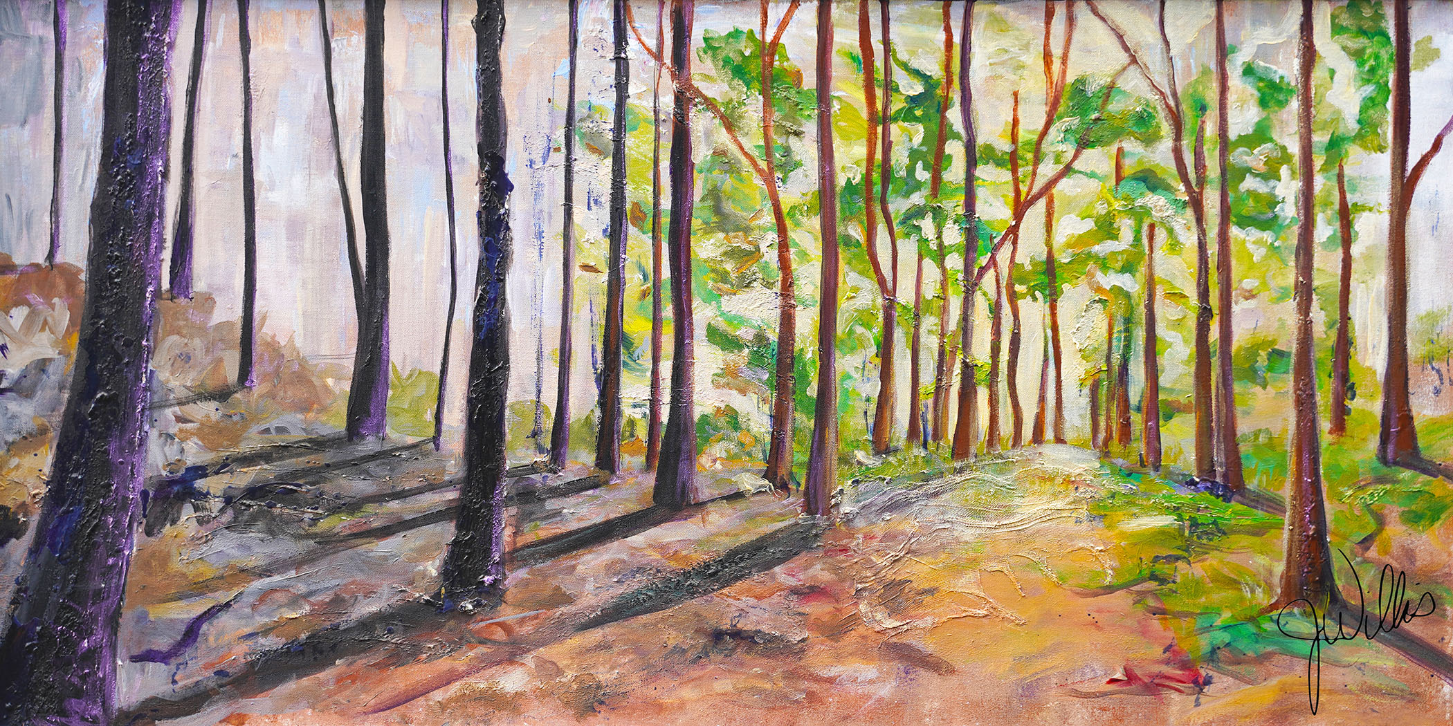 Succession Sunlit Painting – Jessica Willis