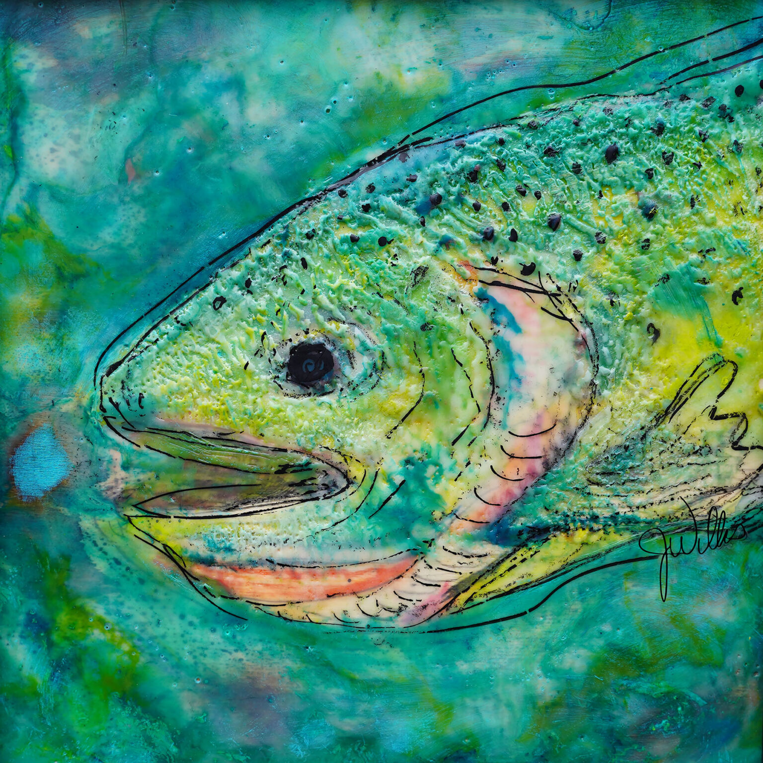 Succession Sunlit Painting – Jessica Willis